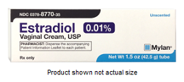 ESTRADIOL VAGINAL CREAM, USP, 0.01% (Estrace) 001 | Mylan